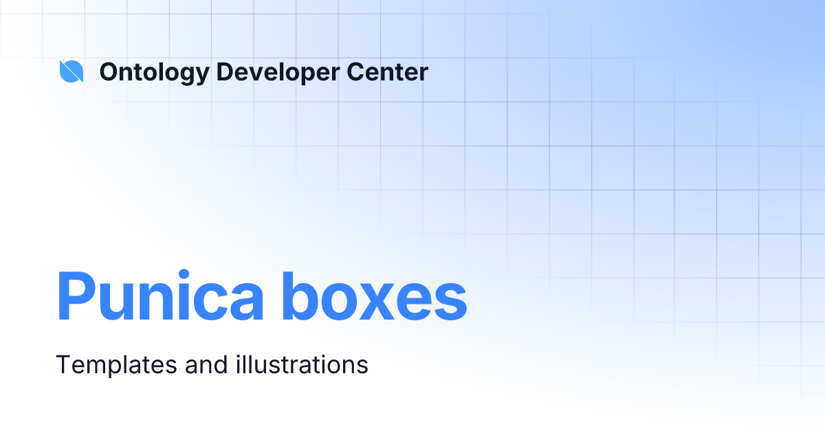 Punica boxes | Ontology Developer Center